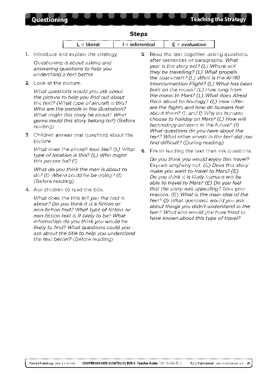 Help Children Understand Comprehension by Encouraging Questioning ...