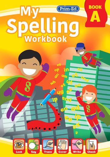 My Spelling Workbook: Book A | Senior Infants English | Prim-Ed