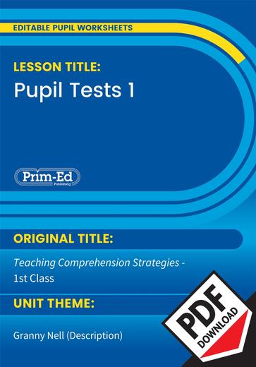 1st Class Pupil Tests 1 | English | 1st Class