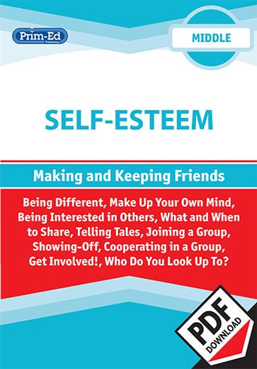 Self-esteem - Making and keeping friends: Middle eBook | SPHE | 3rd ...