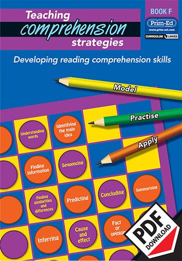 Teaching Comprehension Strategies: Book F eBook | Prim-Ed