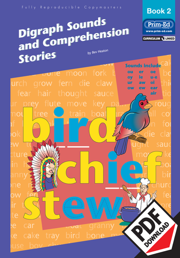 Digraph Sounds and Comprehension Stories: Book 2 | Prim-Ed