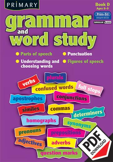 Primary Grammar and Word Study: Book D eBook | English