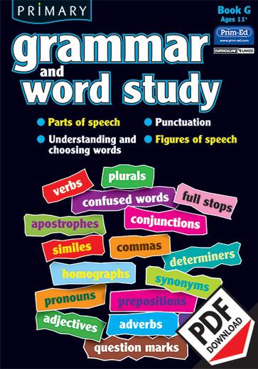 Primary Grammar and Word Study: Book G eBook | English