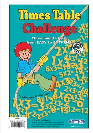 Times Table Challenge | Prim-Ed Publishing