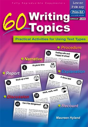60 Writing Topics: Lower | Prim-Ed