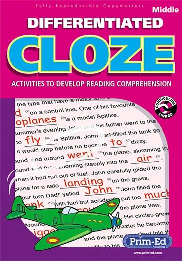 Differentiated Cloze: Middle | English | 3rd Class, 4th Class