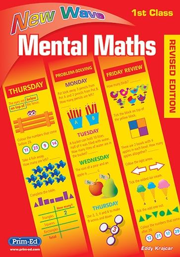 New Wave Mental Maths Workbook | 1st Class | Prim-Ed
