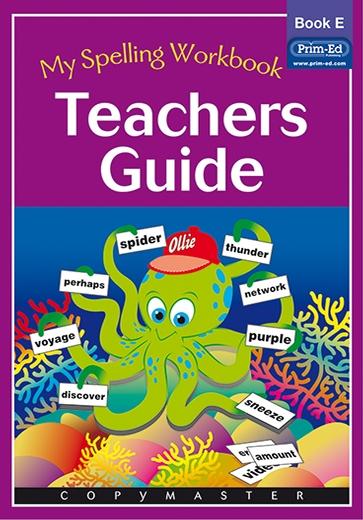 Original My Spelling Workbook Teachers Guide: Book E | English | 4th Class