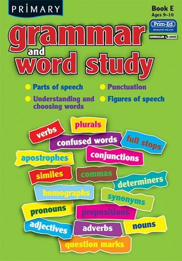 Primary Grammar and Word Study: Book E | English | 4th Class