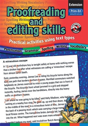 Proofreading and Editing Skills: Extension | English | 6th Class, Secondary