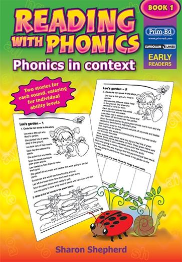 Reading with Phonics: Book 1 | English | Senior Infants, 1st Class, 2nd ...