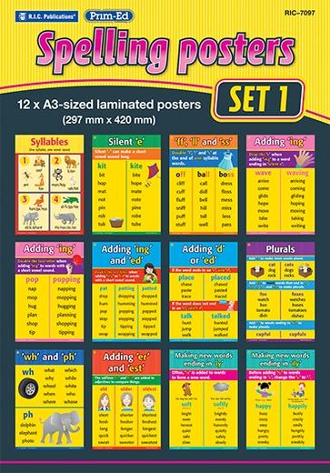 Spelling Posters: Set 1 | English | Senior Infants, 1st Class