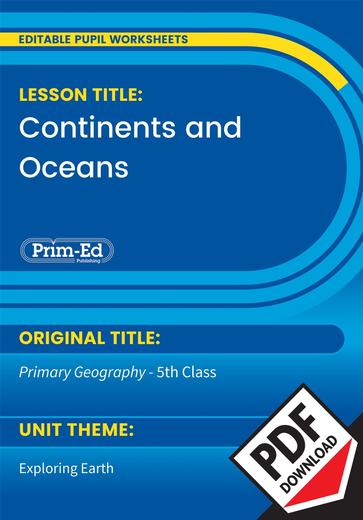 Continents and Oceans | SESE | 5th Class