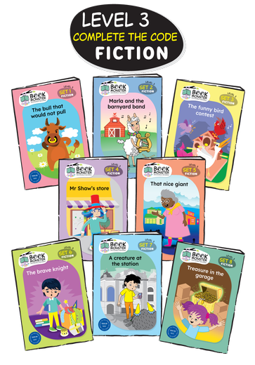 Book Monster Fiction: Complete the code | English