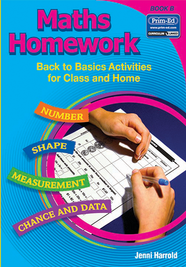 Maths Homework: Book B | 1st Class Maths | Prim-Ed