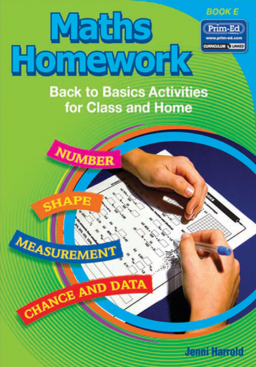 Maths Homework: Book E | 4th Class Maths | Prim-Ed