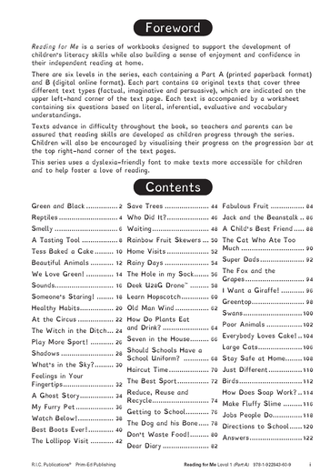 Reading for Me: Level 1 | English | 1st Class