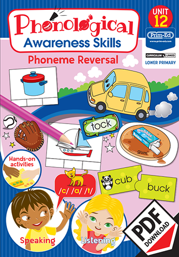 Phonological Awareness Skills - Phoneme Reversal Unit | English ...
