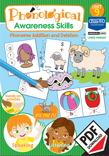 Phonological Awareness Skills - Phoneme Addition and Deletion Unit