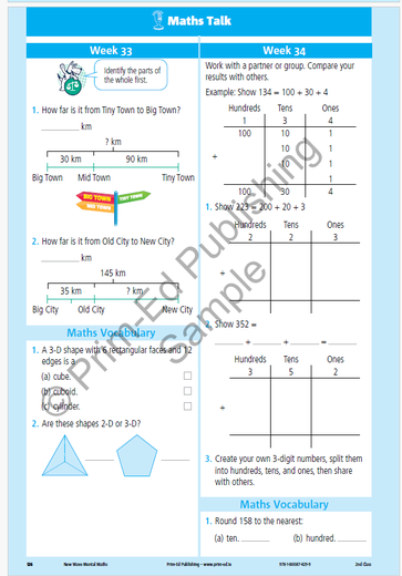 New Wave Mental Maths: 2nd Class (New 2024 edition) | Prim-Ed Publishing