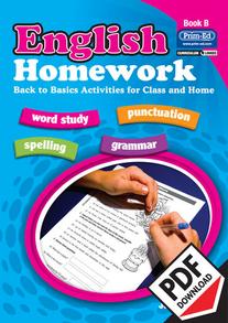 English Homework: Book B eBook | 1st Class | Prim-Ed