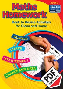 Maths Homework: Book A eBook | Senior Infants | Prim-Ed