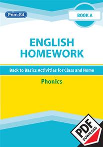 English Homework - Phonics: Senior Infants eBook