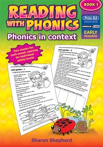 Reading with Phonics: Book 1 | English | Senior Infants, 1st Class, 2nd ...