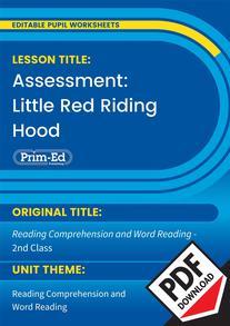 Assessment: Little Red Riding Hood | English | 2nd Class