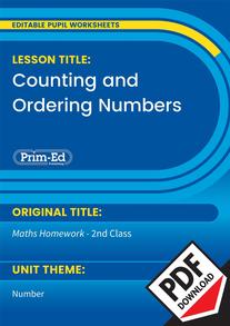 Counting and Ordering Numbers | Mathematics | 2nd Class