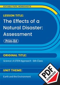 The Effects of a Natural Disaster: Assessment | Prim-Ed