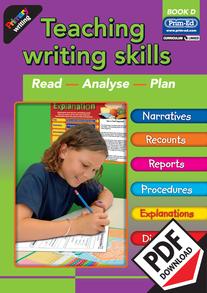 Teaching Writing Skills: Book E eBook | English | 4th Class